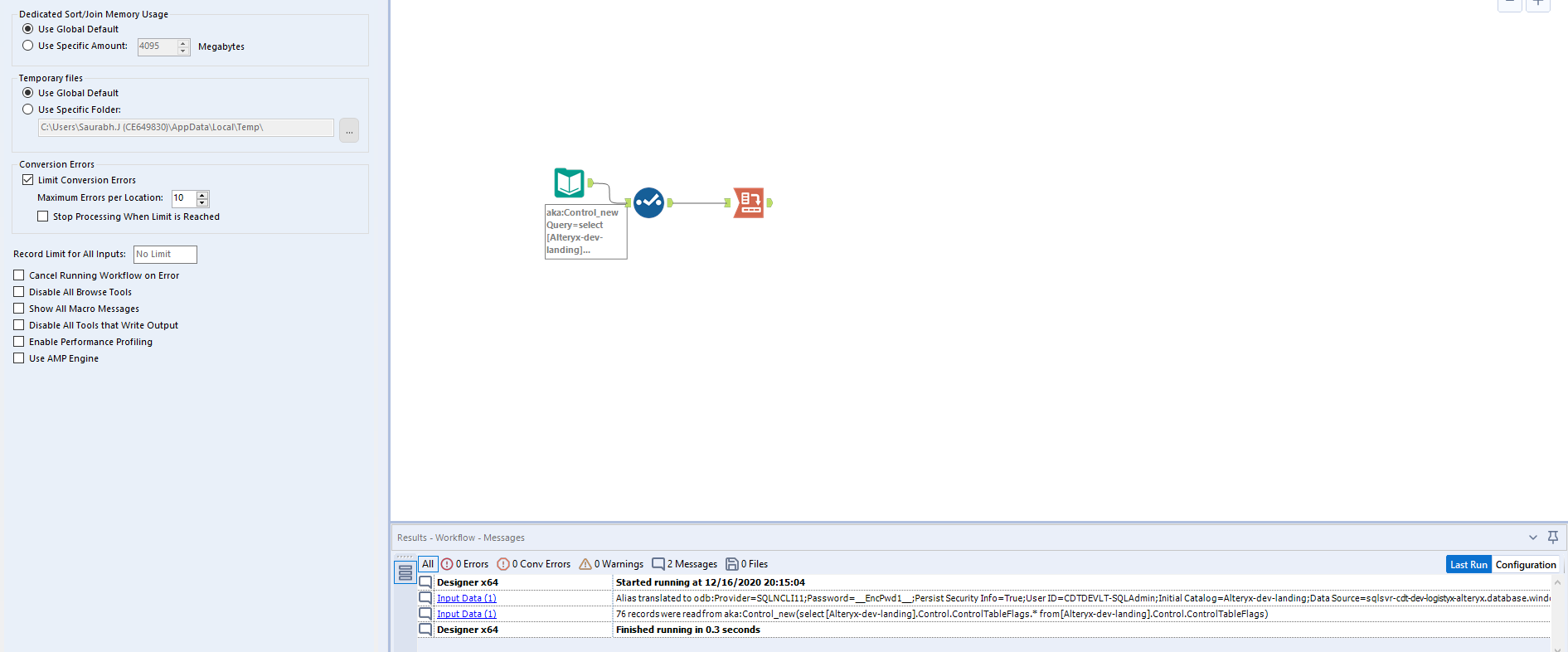AMP engine does not work with crosstab - Alteryx Community
