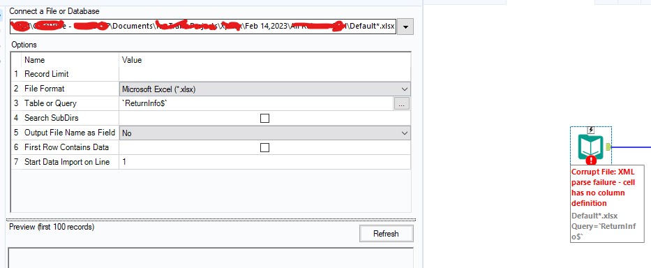 Facing Error: Input Data /XML parse failure - Alteryx Community