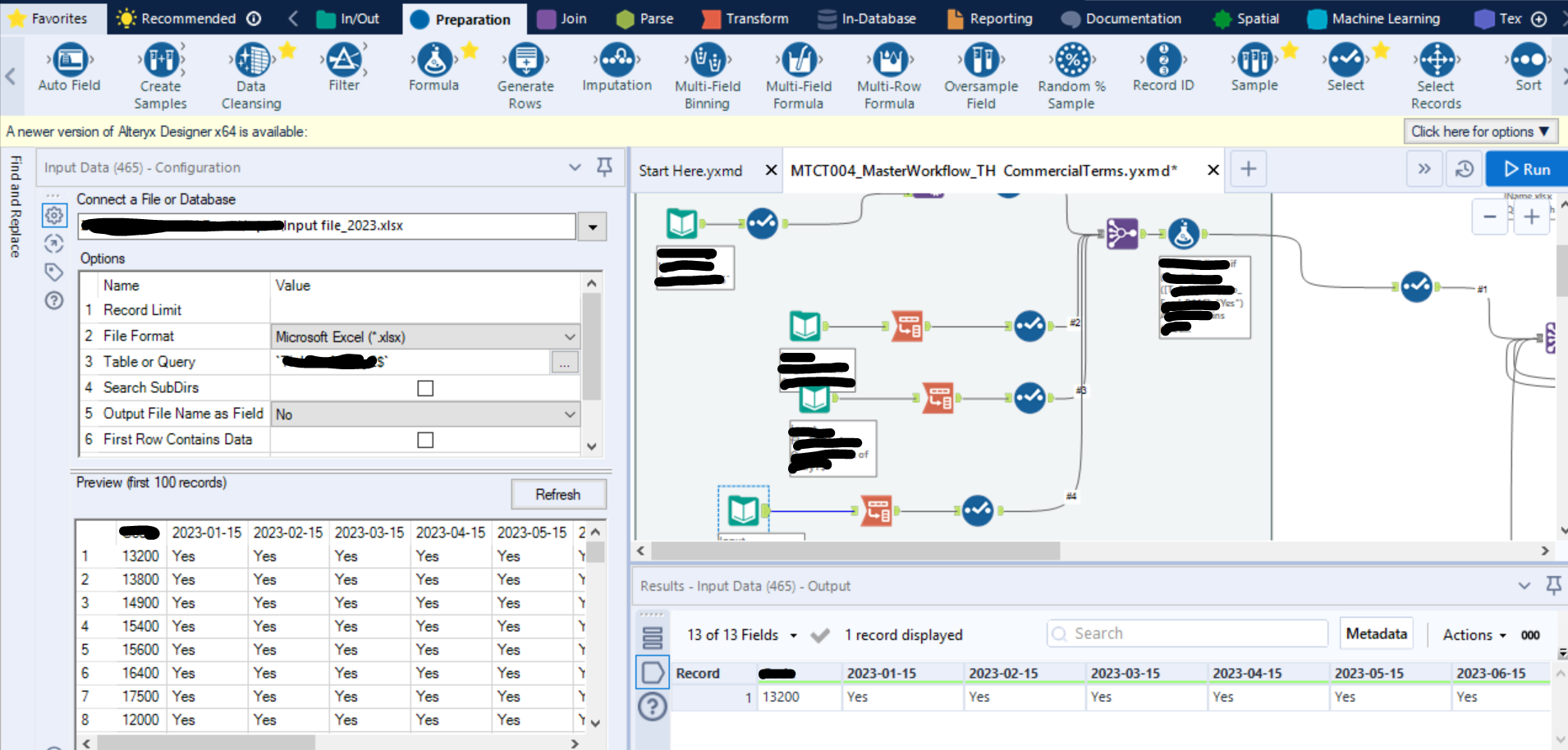 Input Tool Reading only Header line and first line... - Alteryx Community