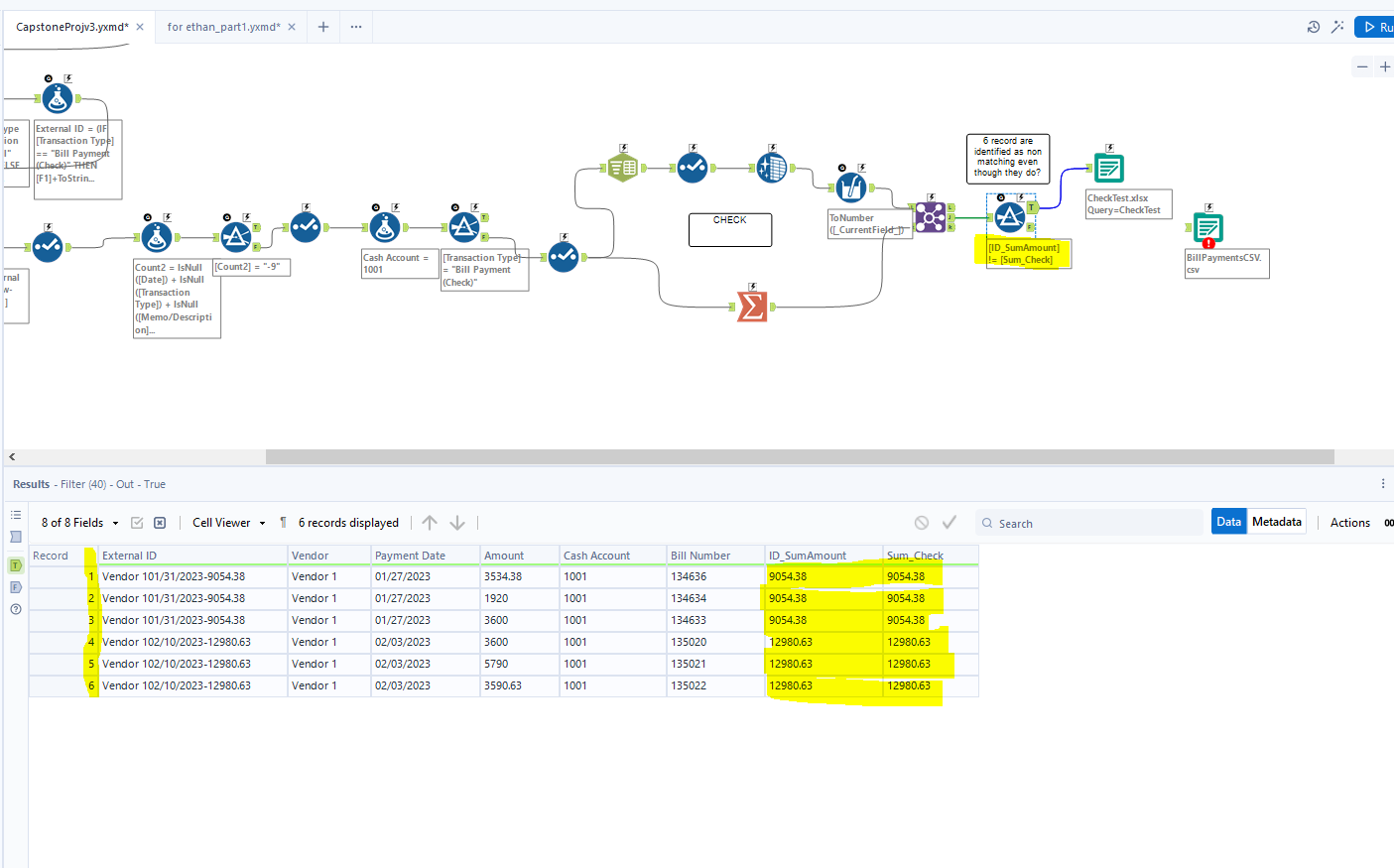 Solved Not Equal To Error Alteryx Community