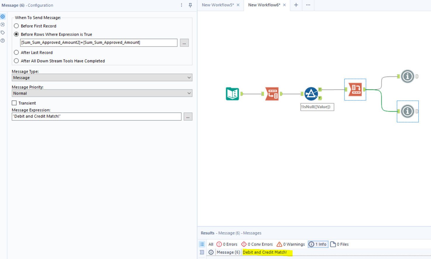 How To Set Up A Warning Message Alteryx Community
