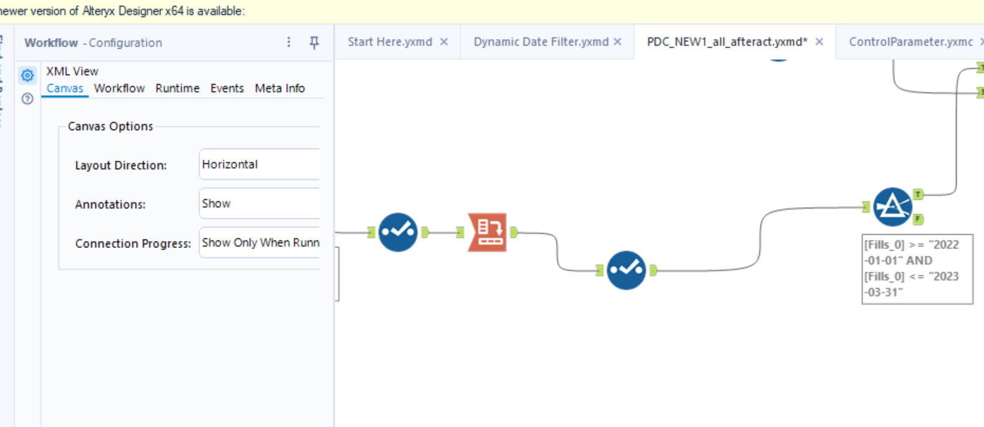 Automating Filter Tool having Date Range - Alteryx Community