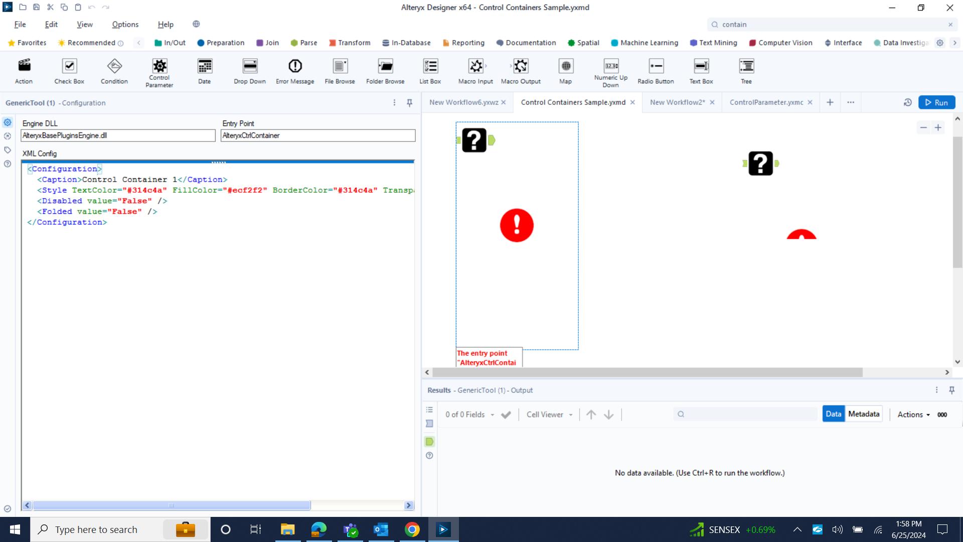 can we run one container after another in Alteryx. - Alteryx Community