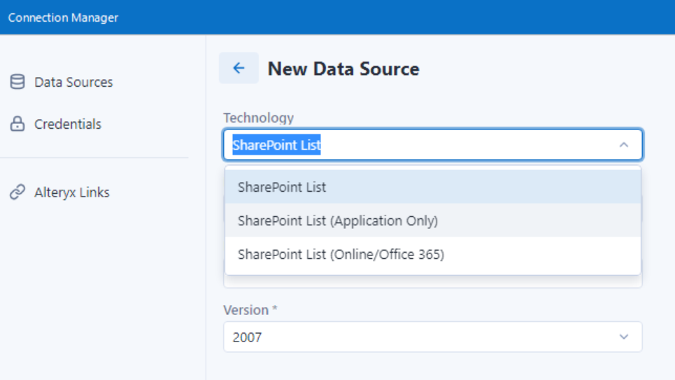 SharePoint Connectors 2.5.0 - Designer and Server ... - Alteryx Community