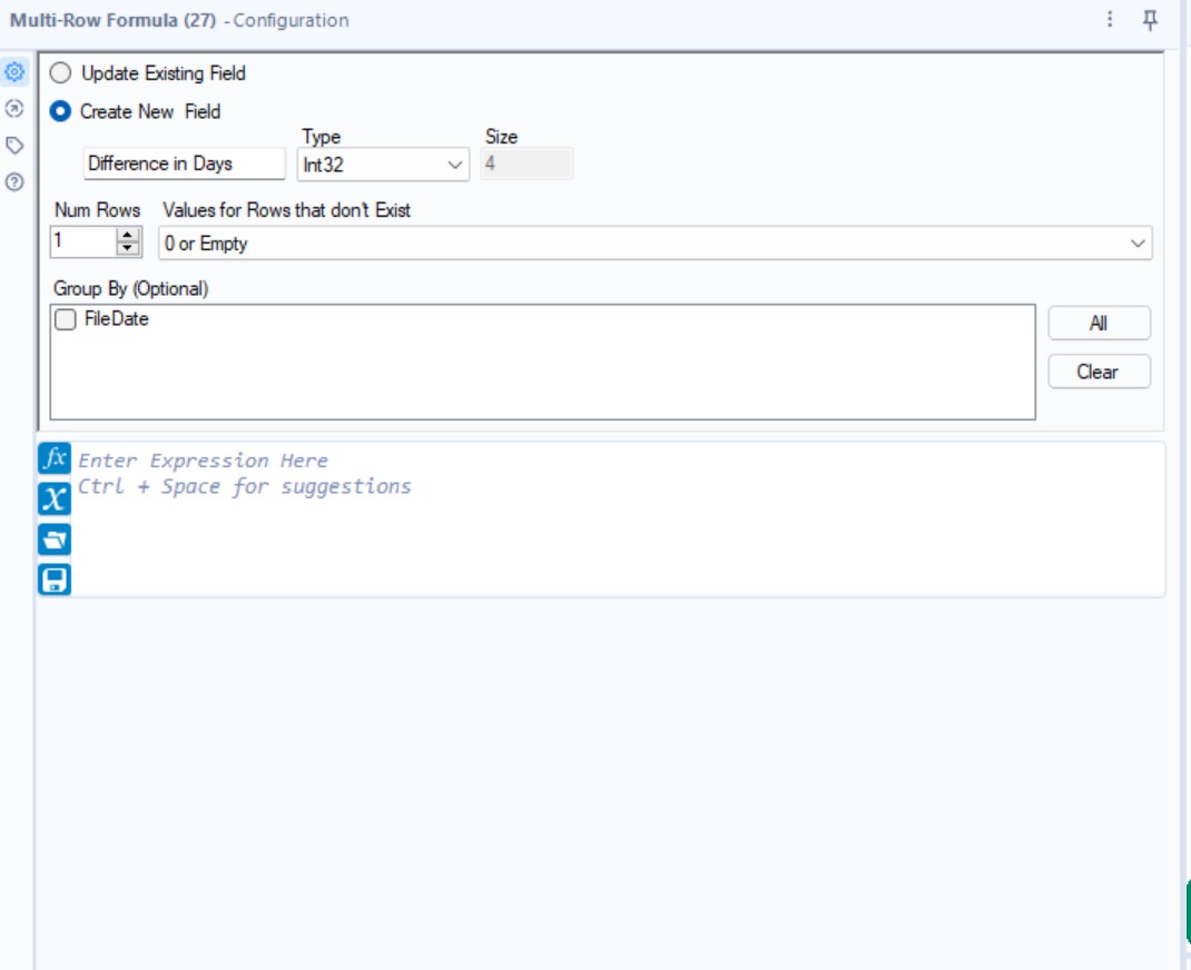 Solved: Multi row formula is missing sections! - Alteryx Community