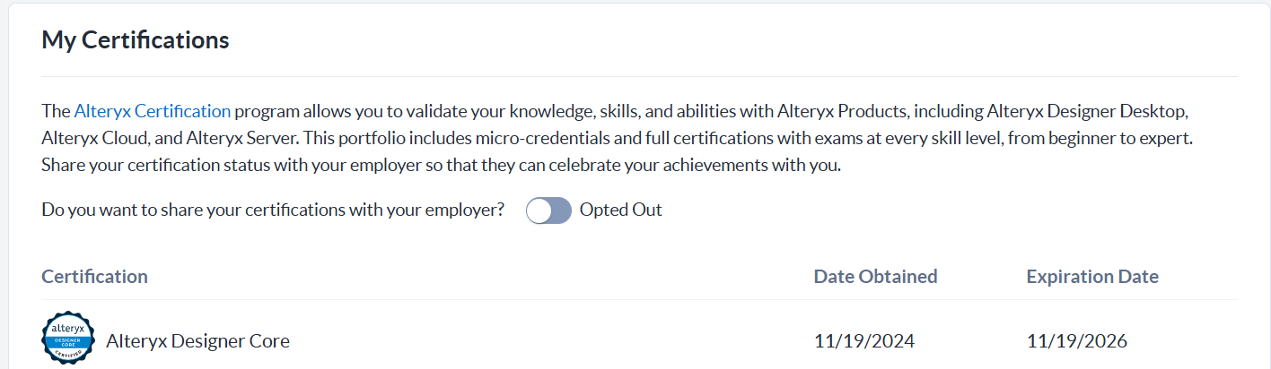 Cannot Access Designer Advanced Exam Despite Havin... - Alteryx Community
