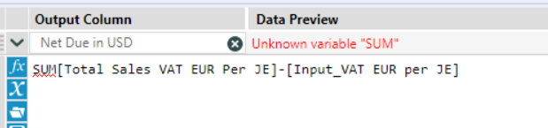 SUM() function under the Math bucket - Alteryx Community