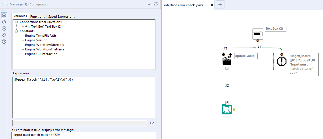 Solved: Validating the User Input in Input tool - Alteryx Community