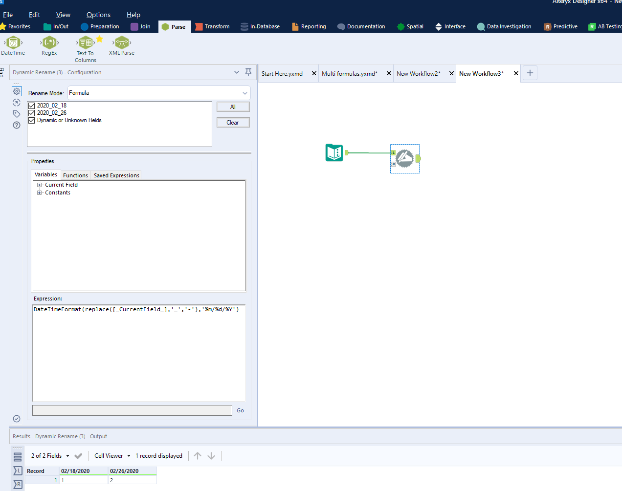 Solved: Formatting Header - Alteryx Community