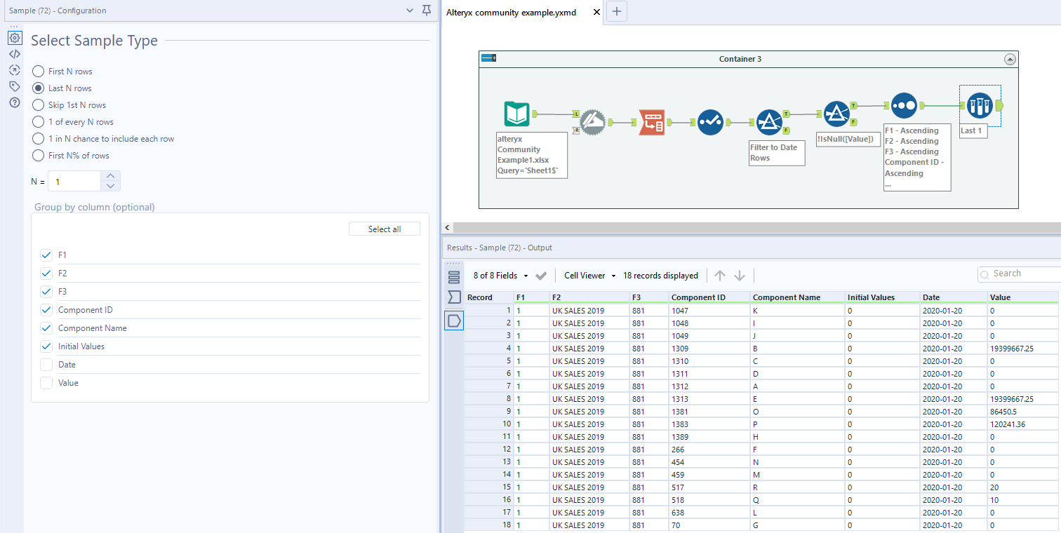 Solved: Data manipulation from excel file. - Alteryx Community