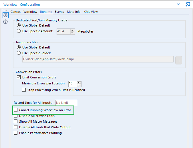 Solved Email Tool To Send Email Even Of Error Alteryx Community
