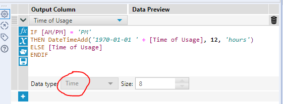Solved: Converting to 24 Hour time format - Alteryx Community