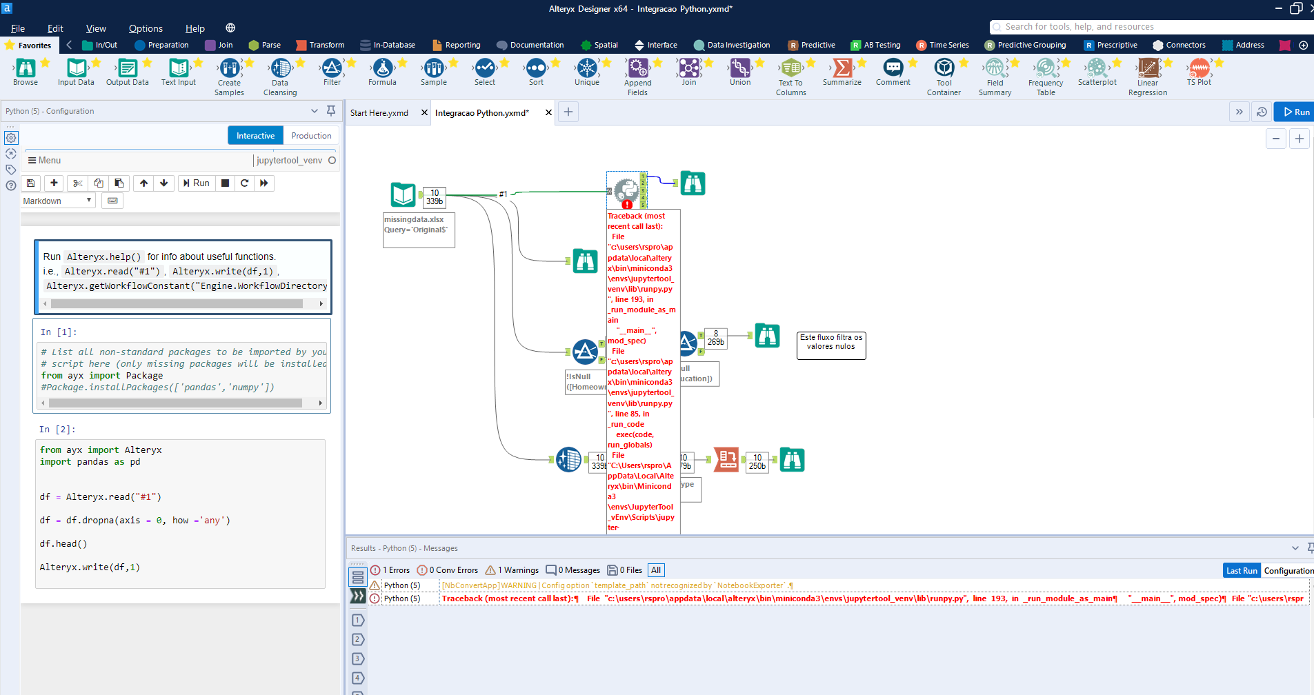 Using Python in Alteryx - Alteryx Community