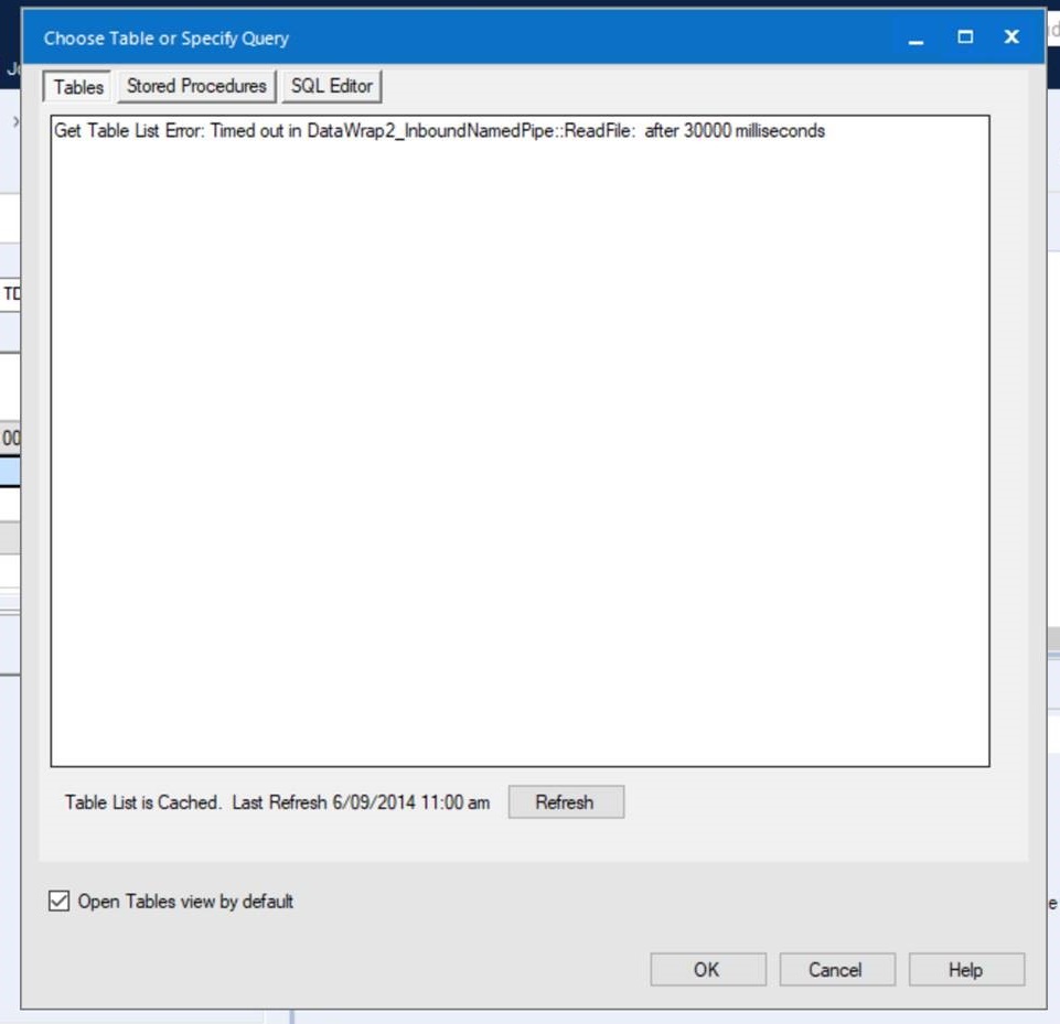 Microsoft Access DataBase - Timed Out in Datawrap - Alteryx Community