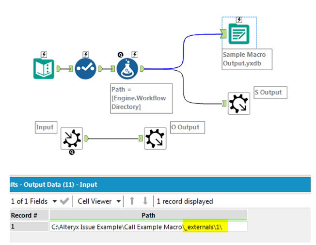 Solved: Using [Engine.WorkflowDirectory] inside a macro, t... - Alteryx Community