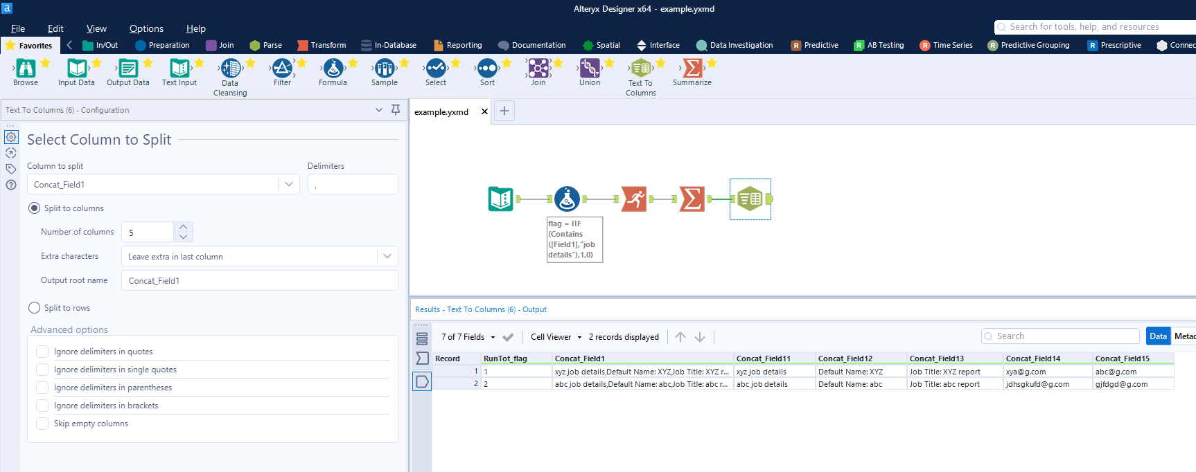 Solved: How to merge multiple rows from one column - Alteryx Community