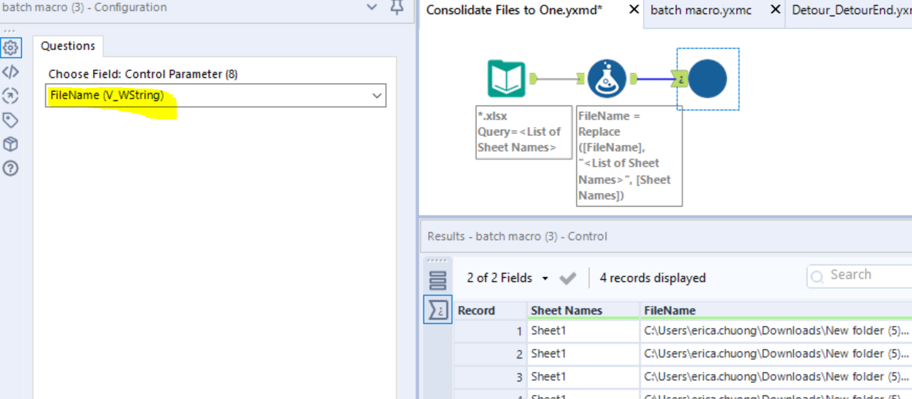 Solved: Consolidate all the excel files in the folder to n... - Alteryx ...
