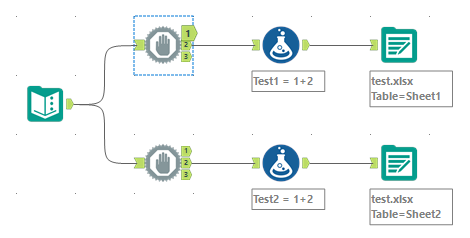 Solved: Multiple, unconnected Block Until Done Tools - Alteryx Community