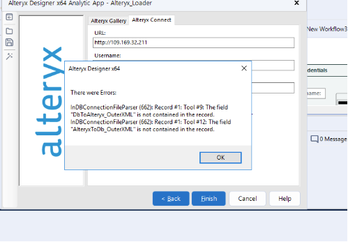 Loading In - database connections to connect - Alteryx Community