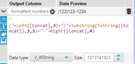 Solved: Phone Number format (000)000-0000 - Alteryx Community