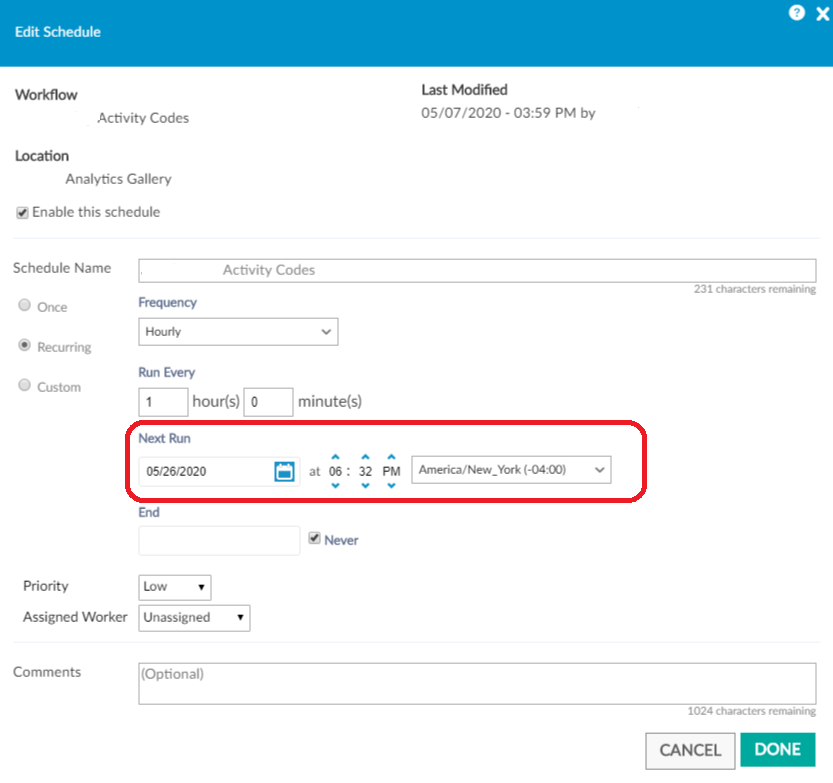 Scheduling Start and Stop times for Workflows - Alteryx Community
