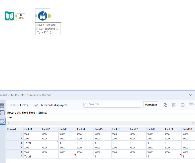 Solved: how to replace the value of a row - Alteryx Community