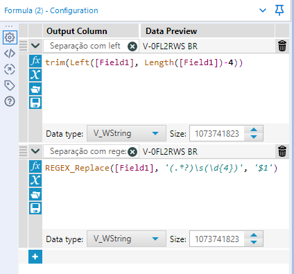 Solucionado: Regex em fórmula - Alteryx Community