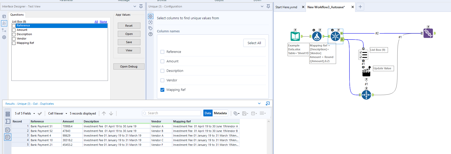 Solved Select Multiple Records From Filtered Data And Pop Alteryx Community