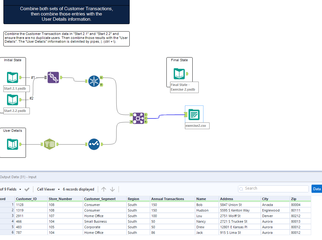 Learning Path 1: Exercise 2: General - Page 544 - Alteryx Community