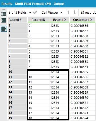 Solved: How to create count sequence - Alteryx Community