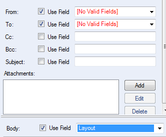 Solved: Email tool: [No Valid Fields] - Alteryx Community