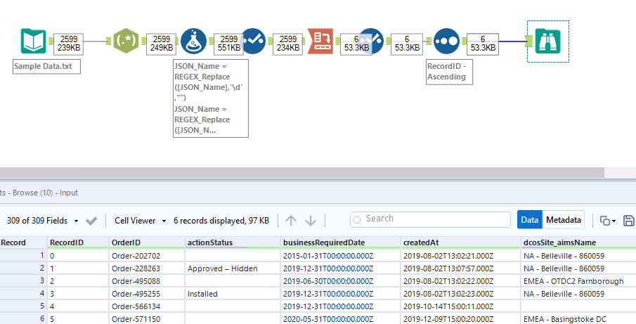 Solved: JSON output as input trouble - Alteryx Community