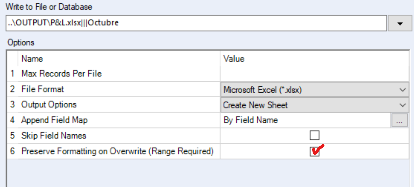 Solved: Adding Borders to Excel File using render tool - Alteryx Community