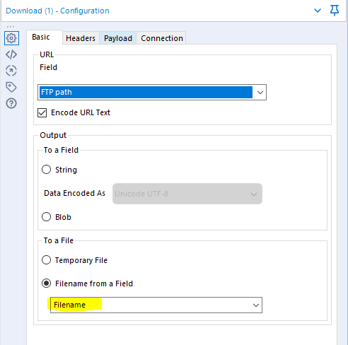 Solved: How to specify a local folder for the ftp download... - Alteryx ...