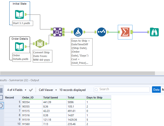 Trying to complete Practice Exercise 3 from the le... - Alteryx Community