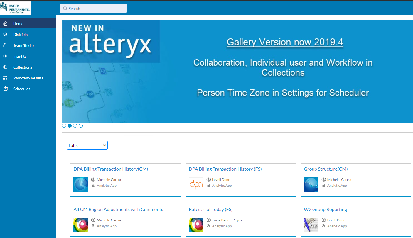 Alteryx Analytics Hub Usage - Alteryx Community