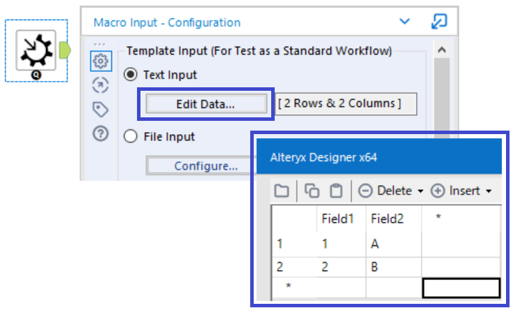 Dynamic Input Tool - Text Input (or Text Editor) - Alteryx Community