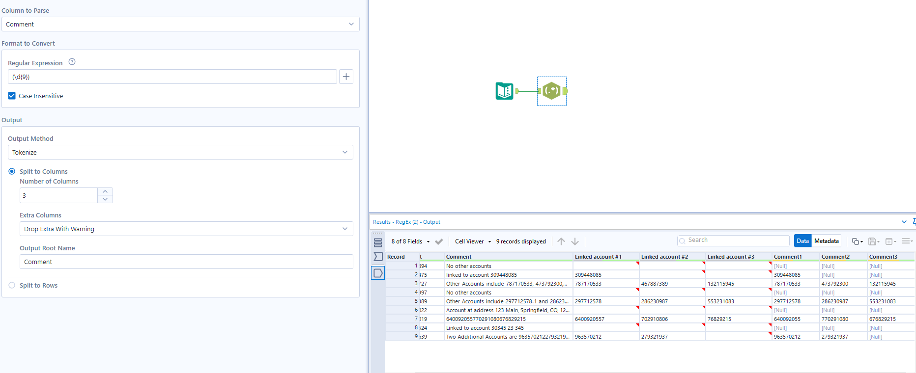 Solved Find More Than One Number In A String With Regex Alteryx Community