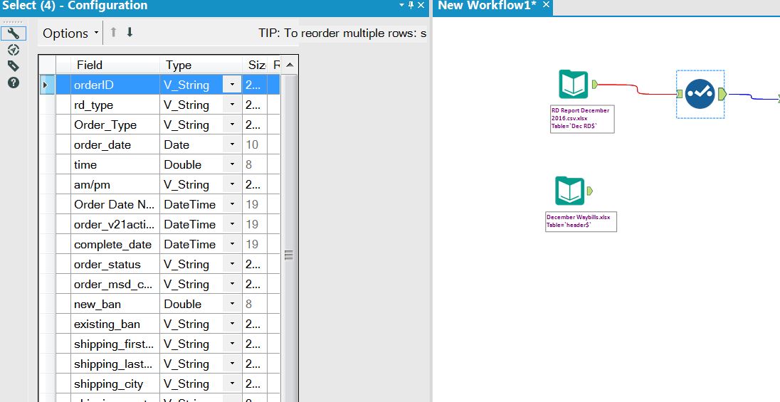 Solved: Tool Mastery | Select - Alteryx Community