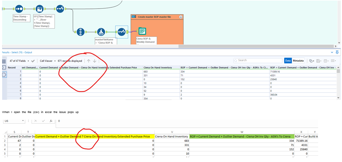 Solved: 2020.2 not supporting Dash character in csv output... - Alteryx Community