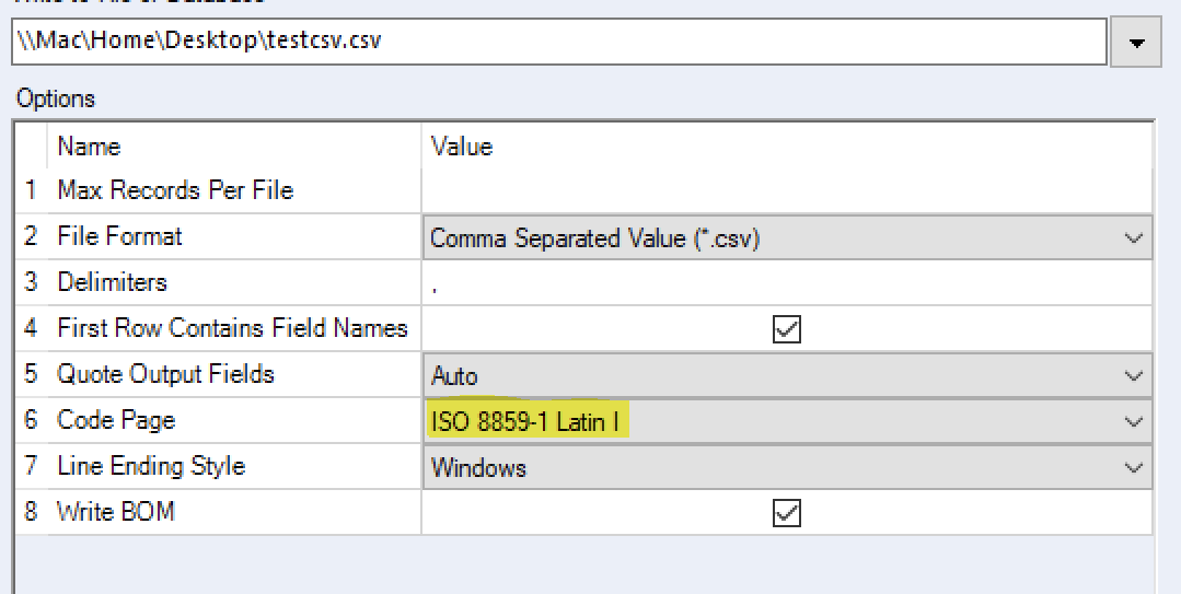 Solved: 2020.2 not supporting Dash character in csv output... - Alteryx Community