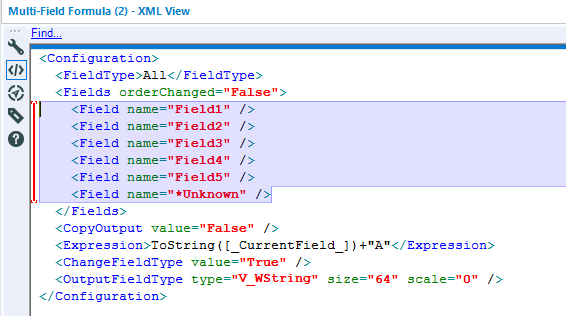 Solved: Updating Select Functionality in Multi-Field Tool ... - Alteryx Community