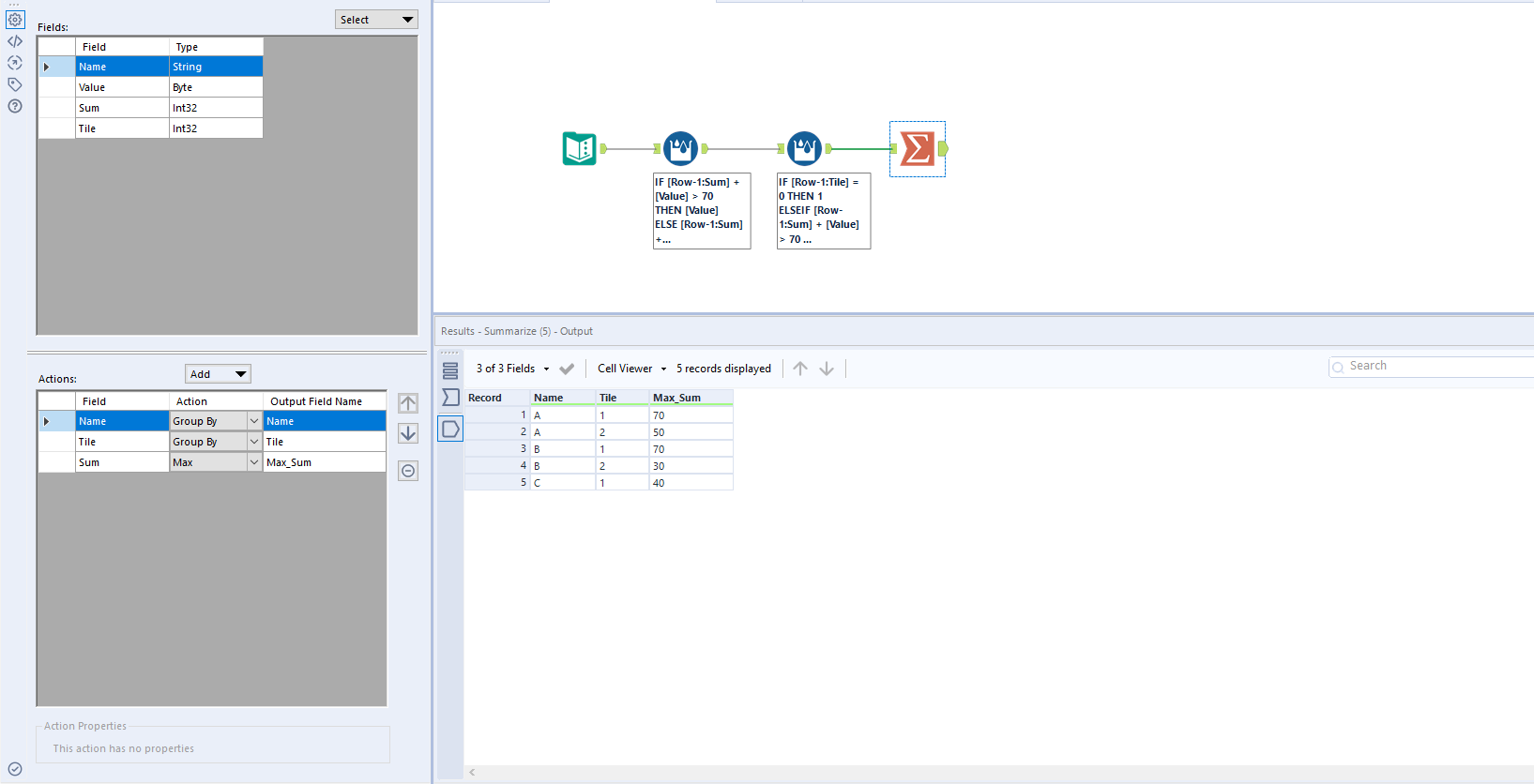 Solved: Add values within column up to a limit - Alteryx Community