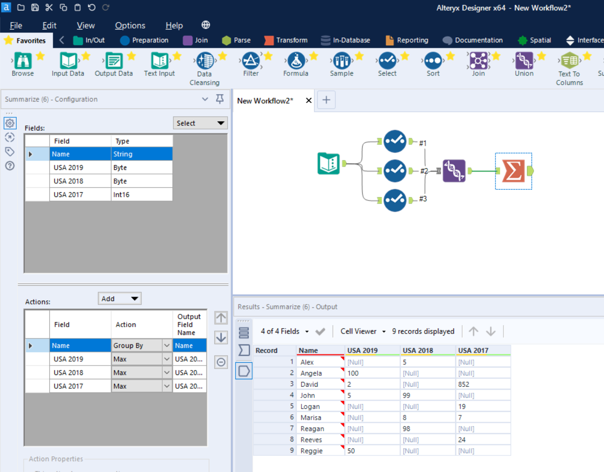 Solved: Noob - Consolidate Data Table - Alteryx Community