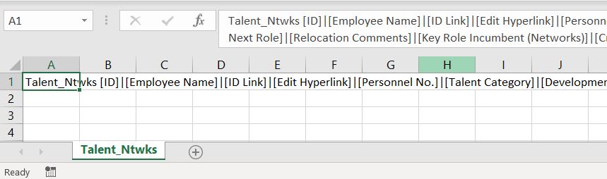 Solved: Create csv that places data into different columns - Alteryx Community