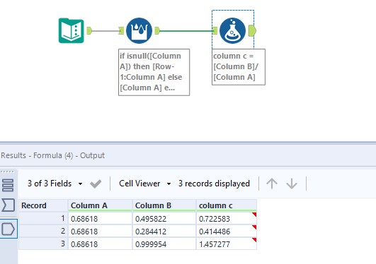 Solved: Divide column by fixed value - Alteryx Community