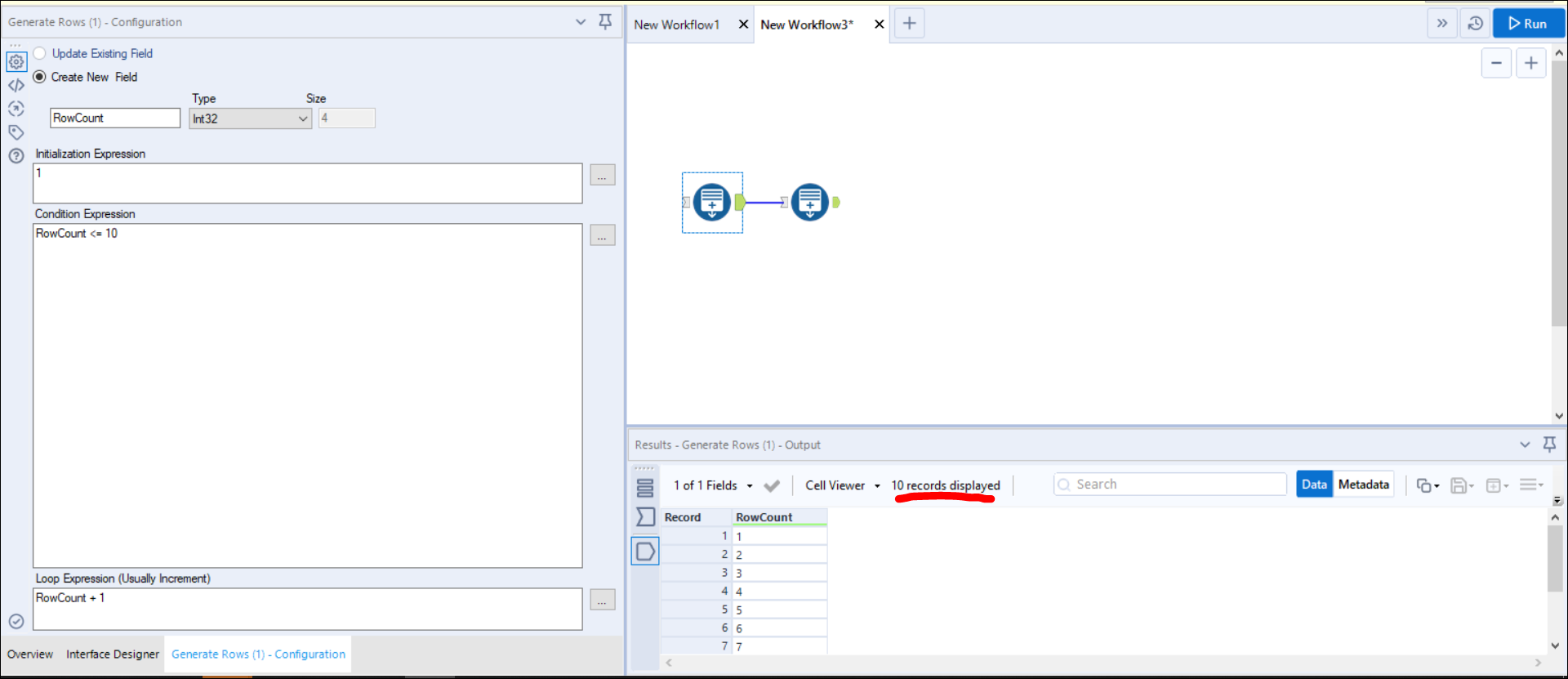 Way to present Records Displays in Result window - Alteryx Community