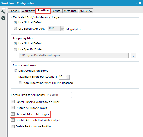 Solved: Pop up messages after a wortkflow - Alteryx Community