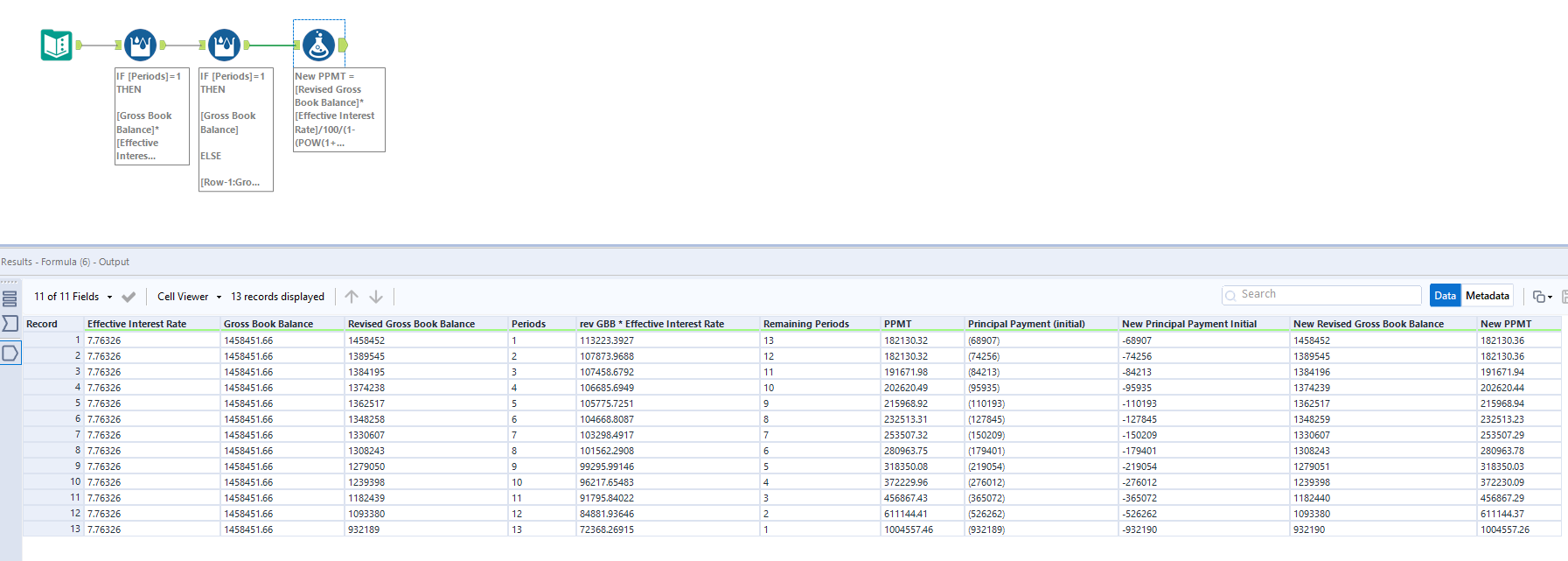 Solved: How to calculate cross column calculation? - Alteryx Community
