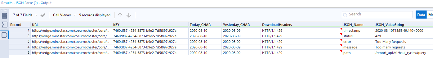 Solved: Download tool and JSON Parse tools resulting in "t... - Alteryx Community